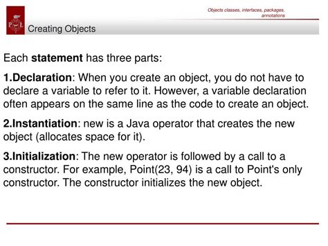 Ppt „ Objects Classes Interfaces Packages Annotations ” Powerpoint