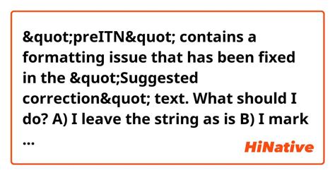 Preitn Contains A Formatting Issue That Has Been Fixed In The