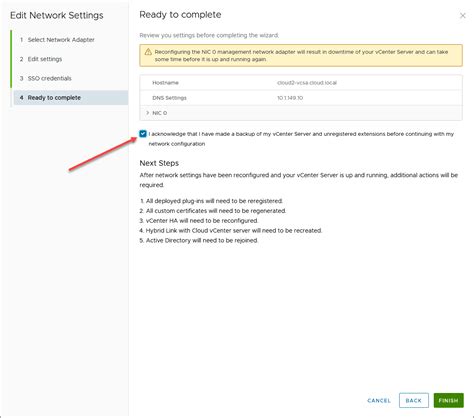 Change VCenter IP Address Step By Step Virtualization Howto