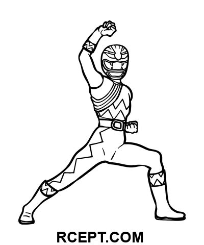 Pleasing Power Rangers Free Printable Coloring Pages