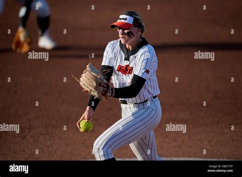 Oklahoma State Cowgirls Pitcher Ruby Meylan 66 During An Ncaa