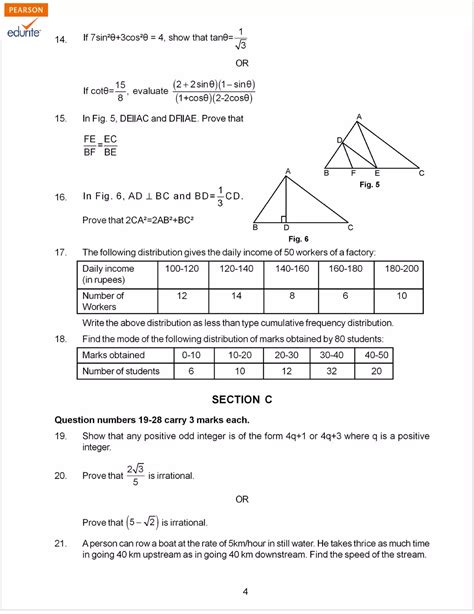 Class 10 Cbse Maths Sample Paper Term 1 2011 Pdf