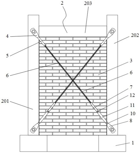 Brick Filling Wood Frame Based On Steel Inhaul Cable Reinforcing Structure Eureka Patsnap