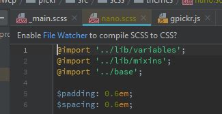 SCSS Source Compile Issue Issue Simonwep Pickr GitHub