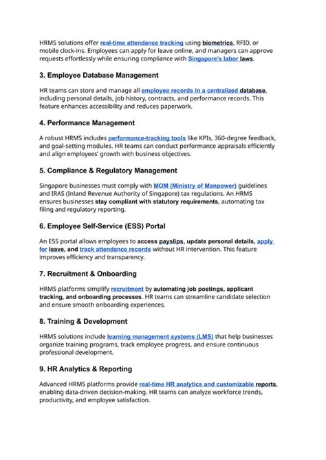 Singapore Hrms Features And Functionalitiespptx