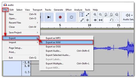 How To Convert MP To WAV Using Audacity