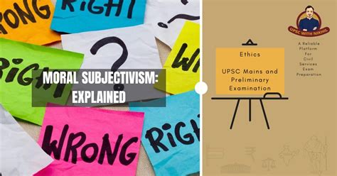 The Moral Subjectivism Explained The Moral Subjectivism Explained