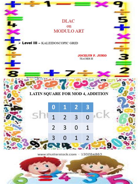 Modulo Art Kaleidoscopic Grid Pdf