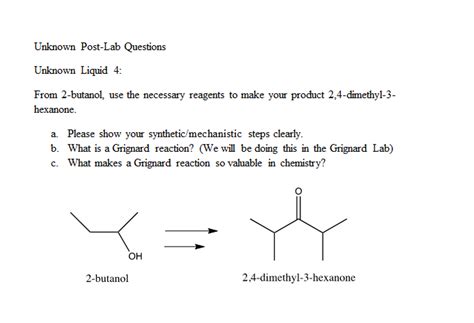 Solved From 2 Butanol Use The Necessary Reagents To Make