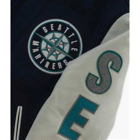 Seattle Mariners Script Tail Varsity Jacket Buy Jackets Online