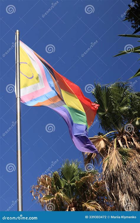 Intersex Inclusive Redesign Of The Progress Pride Flag Stock Photography CartoonDealer Com