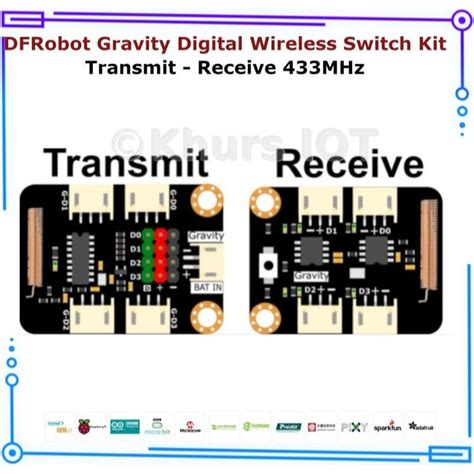 Jual Dfrobot Gravity Digital Wireless Switch Kit Transmit Receive