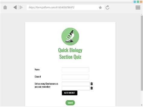 Dynamic Textbox Form Widgets Jotform