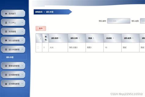 Springbootvue大学生足球队管理系统 Java Csdn博客