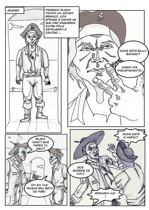 Treasure Island Comic Book I Made Based On The Novel Behance