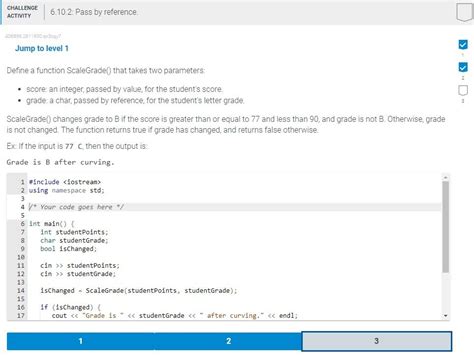 Solved Challenge Activity 6102 Pass By Reference 406896