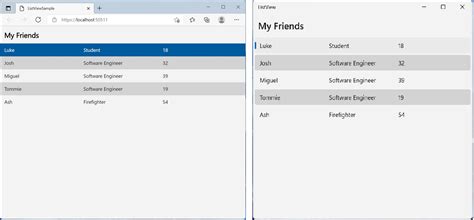 XAML Fundamentals For Web Mobile ListView