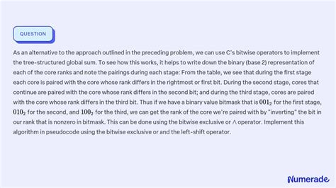 ⏩solved as an alternative to the approach outlined in the preceding… numerade