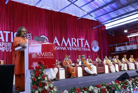 Amrita Vishwa Vidyapeetham Amritapuri Conferrred 1668 Degrees At The