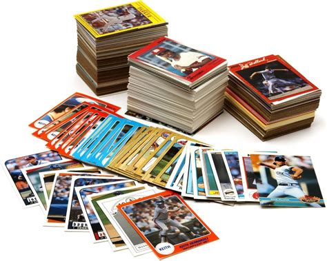 Baseball Card Collector Box With Over 500 Cards With One Original Card From The 1950s And Two