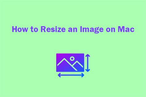 Step By Step Guide On How To Resize An Image On Mac