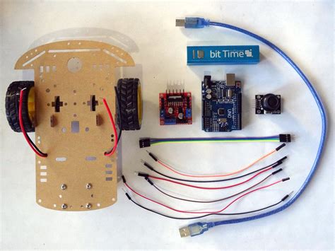 Arduino Uno And Visuino Control Smart Car Robot With Joystick And L298n Motor Driver Visuino