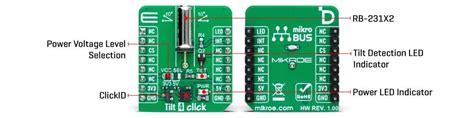 Tilt 4 Click Mikroe Mouser