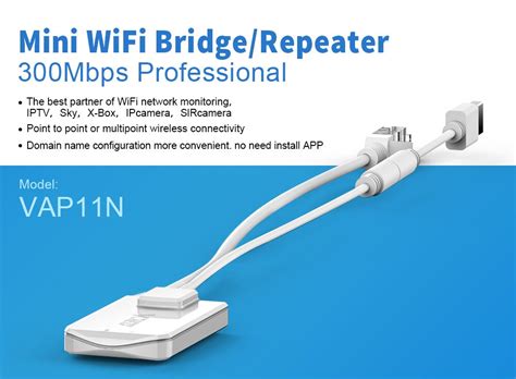 Vonets Vap 11n 300 Wifi Repeater Wireless Bridge M Grandado