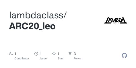 GitHub Lambdaclass ARC20 Leo