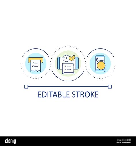 Submit Documents Online Loop Concept Icon Stock Vector Image And Art Alamy