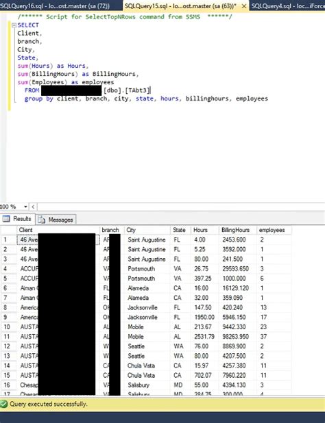 Stumped Basic Sql Query Rsql