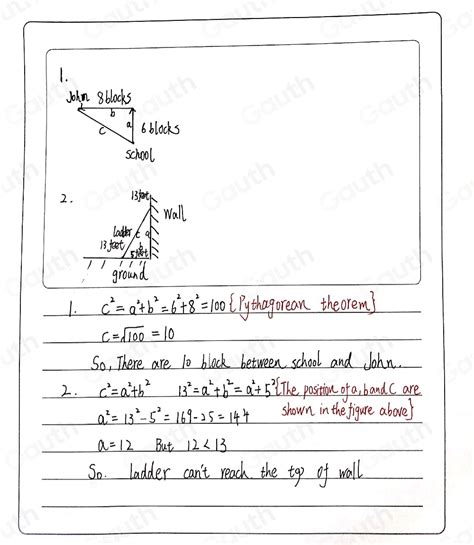 Solved One Of The Best Known Mathematical Formulas Is Pythagorean Theorem Which Provides Us