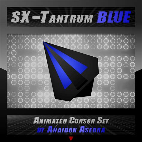 SX Tantrum Blue Cursor Set By Anaidon Aserra On DeviantArt