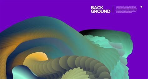 Vector Colorful Gradient Abstract Fluid Background For Banner Template 8389178 Vector Art At