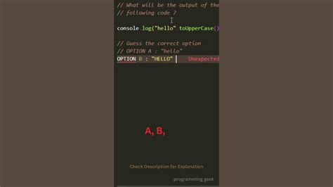 Javascript Quiz How Well Do You Know Uppercase Method In Jsprogramming Javascript Coding
