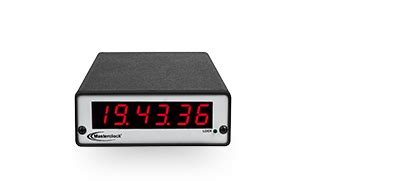 NTP Digital Clocks Masterclock Products