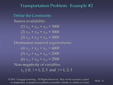 ppt chapter 6 transportation assignment and transshipment problems