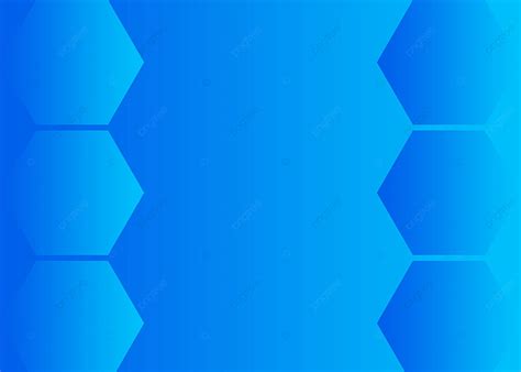 Hexagon Geometric Shape Technology Concept Template Background Blue Hexagon Background