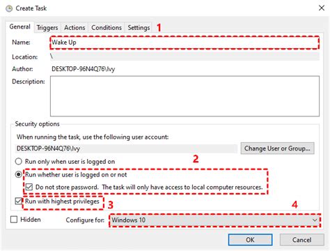 how to schedule windows 10 wake from sleep