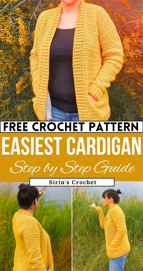 Crochet Pocket Cardigan Patterns For Maximum Warmth Artofit