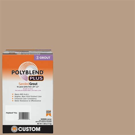 Custom Building Prod Polyblend Plus Sanded Grout Haystack 7 Lb Coopers True Value