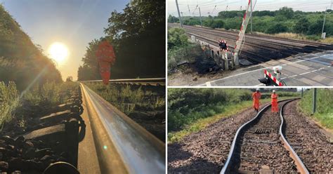 Uk Heatwave Reaches Record 40°c Train Network Faces Service Delays And