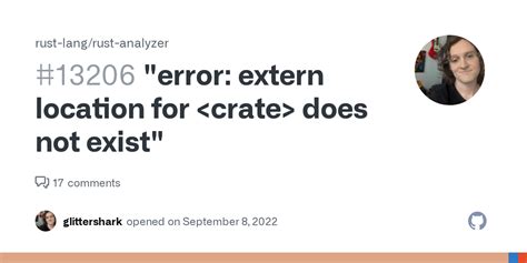 Error Extern Location For Does Not Exist · Issue 13206 · Rust Lang