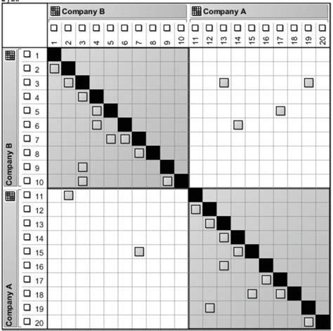 A Dsm Representation Of The Dyad Dsm Made Using The Software