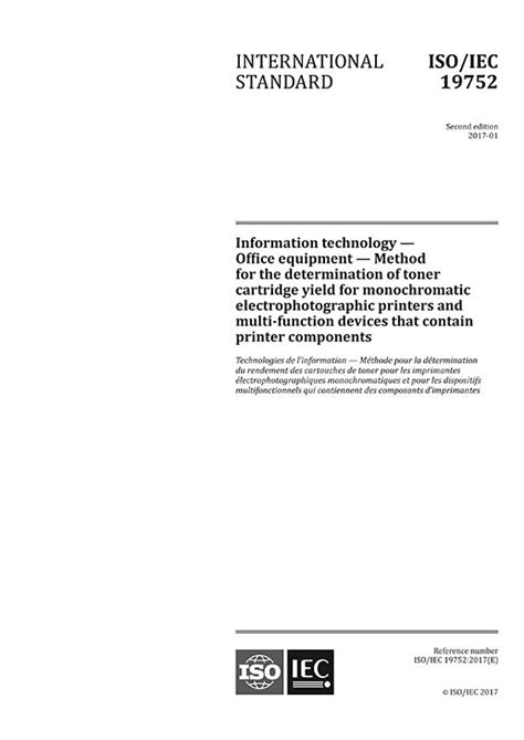 ISO IEC 19752 2017 IEC Standards VDE Publishing House
