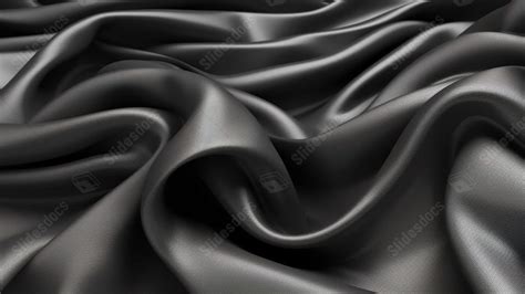 무료 3d 렌더링에서 나선형 소용돌이와 체크무늬 패턴이 있는 검은 질감 패브릭 식탁보 Ppt 배경 Slidesdocs