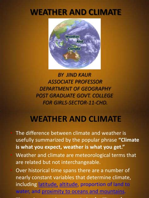 Weather And Climate Climatic Elements And Controls Pdf Climate Rain