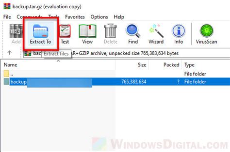 How to Open or Extract .Gz, Tar.gz or .Tar File in Windows 10 | Windows ...