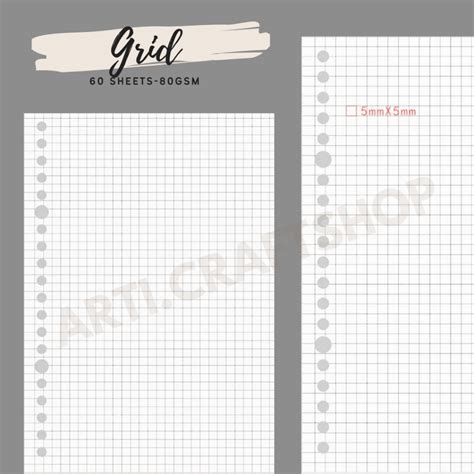 Loose Leaf Binder Refill A5b5a4 202630 Holes Shopee Philippines