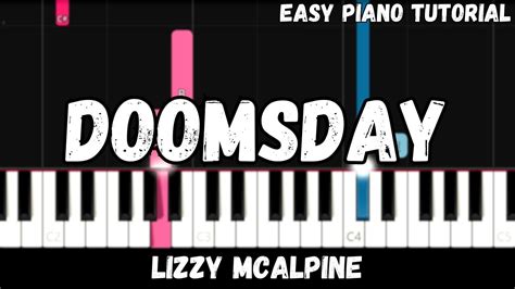 Lizzy Mcalpine Doomsday Easy Piano Tutorial Youtube